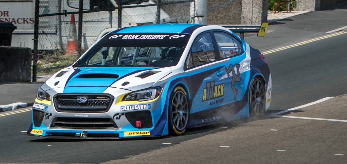 Mark Higgins shatters his previous Isle of Man lap record in a Subaru ...